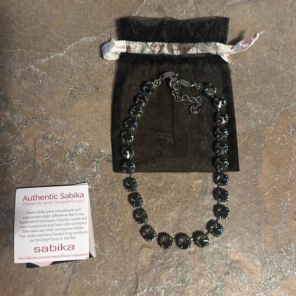 Sabika | Jewelry | Sabika Necklace Charcoal Stone Never Worn | Poshmark